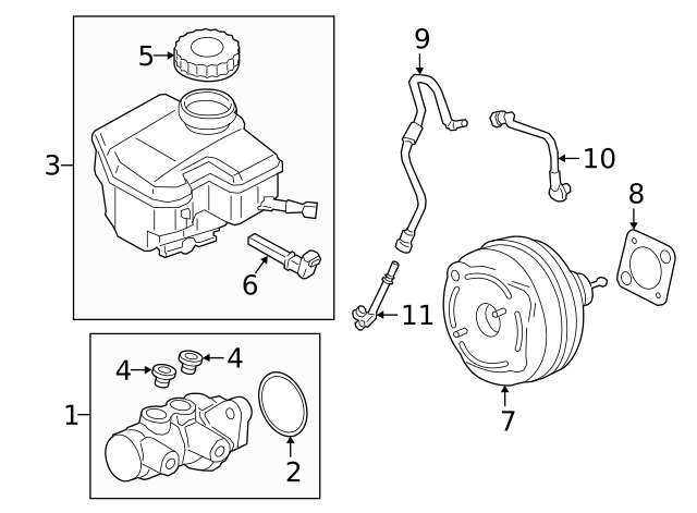 2019-2024 BMW Power Brake Booster 34-33-6-889-796 | OEM Euro Parts