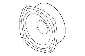 65139143269 - 2003-2008 BMW Z4 Speaker (65-13-9-143-269) | BMW of South ...