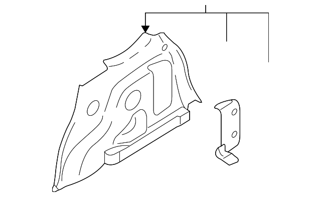 EF91-68-870C-66 - Quarter Trim Panel 2005-2006 Mazda Tribute | Florida ...