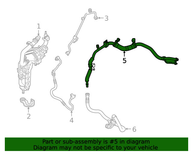 2019-2020 Fiat 500X AC Line 68439582aa | TascaParts.com