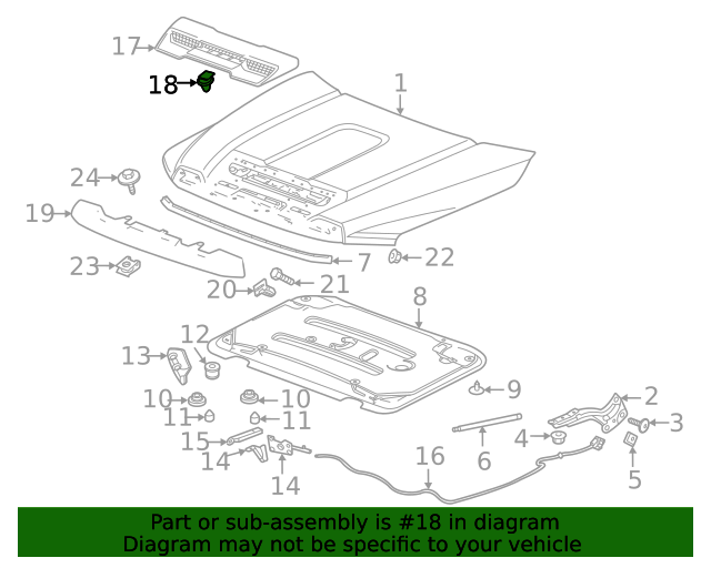 11610700 - Multi-Purpose Retainer 2013-2024 GM | GMPartsNow