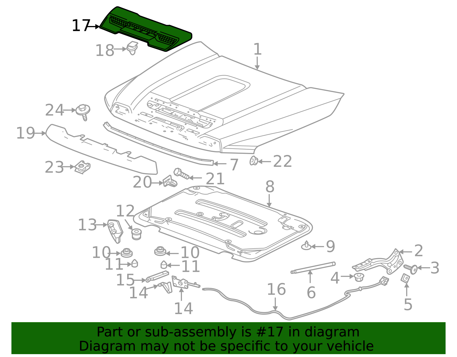 2024-2025 GMC Sierra 2500 HD Vent 85642209 | TascaParts.com