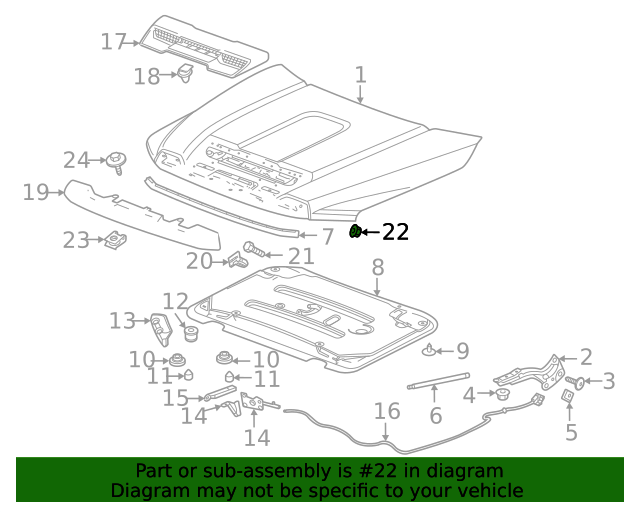 2014-2024 GM Multi-Purpose Nut 11546454 GM | GMPartsDirect.com