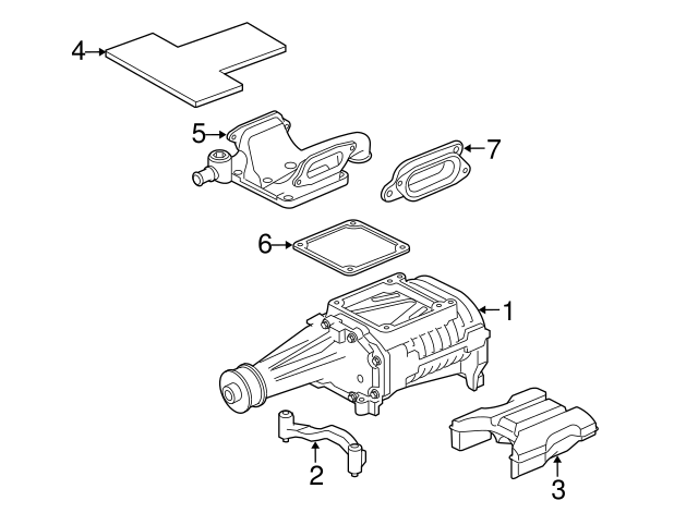 Genuine OEM Supercharger Part# 4713039 Fits 2006-2009 Land Rover: Up To ...