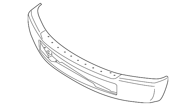 2020-2022 Ford F-350 Super Duty Bumper Face Bar lc3z17757haptm ...