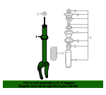 166-323-24-00 - Shock Absorber 2012-2019 Mercedes-Benz | Mercedes-Benz ...