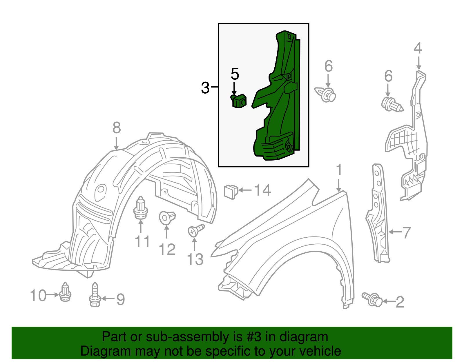 71114-TK8-A00 - Plate 2011-2017 Honda Odyssey | Honda Parts Online
