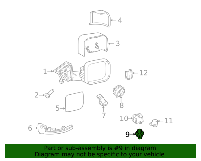 2020-2023 Land Rover Park Assist Camera LR129291 | AutoNation Parts