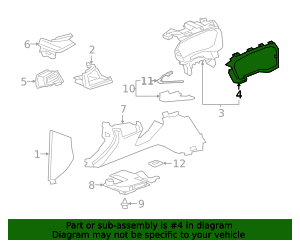 2020-2022 Cadillac XT6 F Applique 84315284 | GMPartsDirect.com