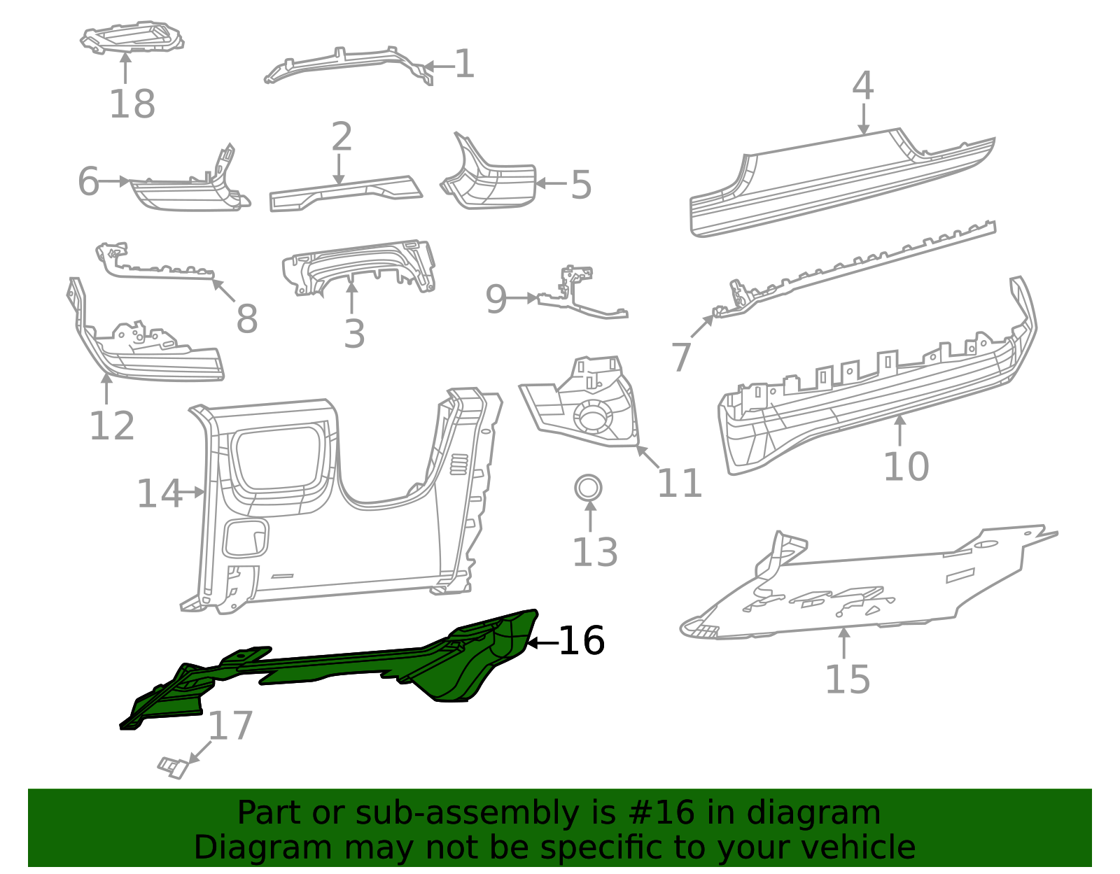 2021-2024 Jeep Panel 68377860AA | Mopar Parts Canada