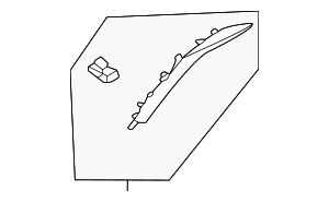 2021-2023 Ford Bronco Outer Molding m2dz7803598ba | TascaParts.com