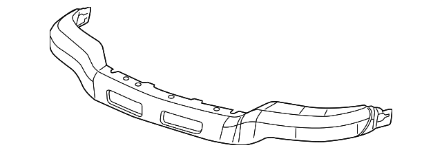 2003-2007 GM Front Bumper Impact Bar 19150310 | GMPartsDirect.com