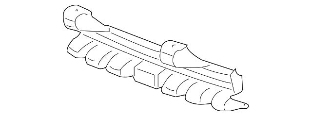 15098997 - Front Bumper Fascia Reinforcement 2003-2007 GM | GMPartsNow