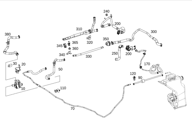 Parts & Accessories New Genuine Mercedes-Benz-Sprinter Hose,Throttle ...