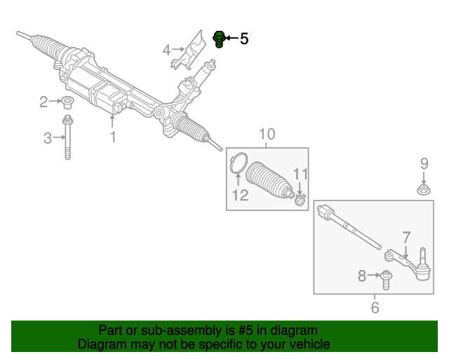 Genuine BMW 07-11-9-903-842 | Reservoir Assembly Lower Bolt | FREE ...