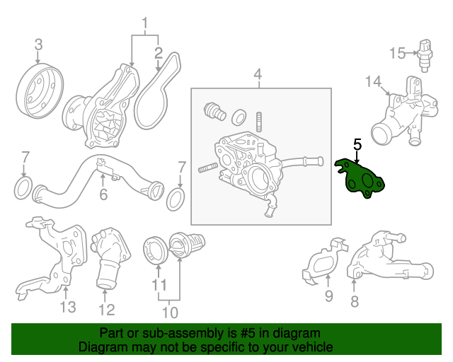 19322-RNA-A01 - Thermostat Housing Gasket 2006-2022 Honda | Honda Parts HQ