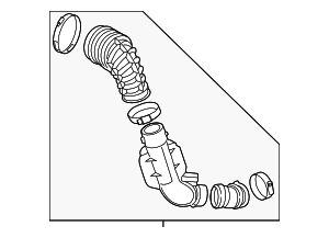 2016-2022 GM Duct Assembly-A/Cl Otlt 84535593 | GMPartsDirect.com