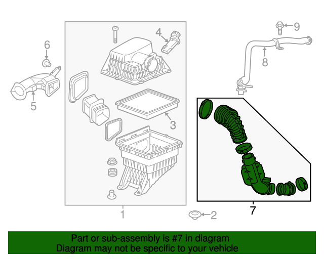 2016-2022 GM Outlet Duct 84535593 | AutoNationParts.com