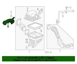 84214645 GM Front Intake Air Duct | GM Parts Store