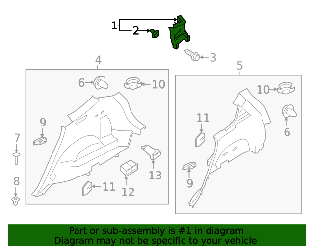 2021 Hyundai Santa Fe Pillar Trim 85850-S1100-NNB | OEM Parts Online