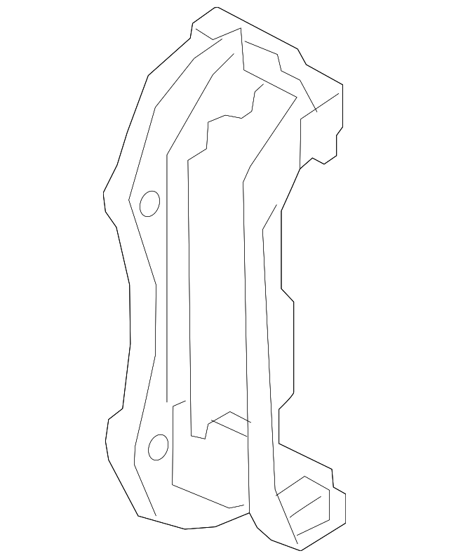 L1MZ-2C396-K - Caliper Support - 2020-2025 Ford | Lasco Auto Parts