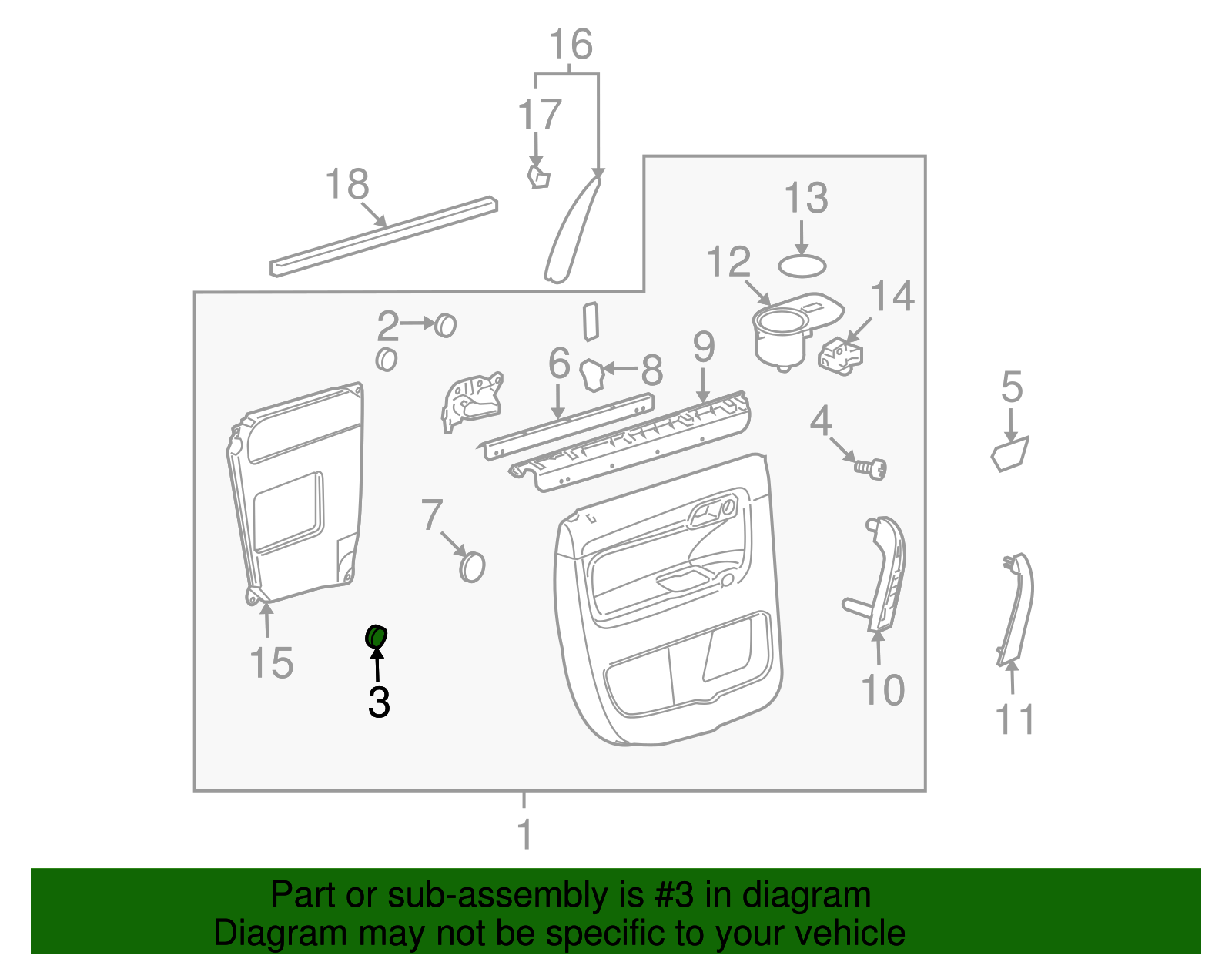 11562256 - Multi-Purpose Clip 2007-2011 GM | GM Wholesale Direct