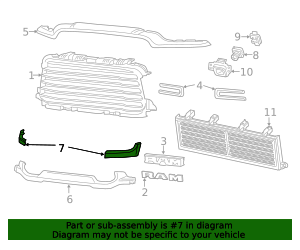 2019-2020 Ram Side Trim - Passenger Side (RH) 6NB27TZZAB | TascaParts.com