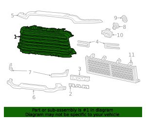 2019 Ram Grille 68443167AA | TascaParts.com