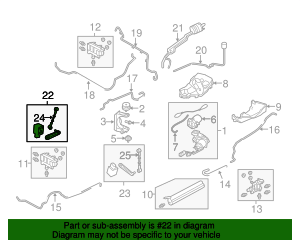 Genuine OEM Level Sensor Part# LR023647 Fits 2010-2013 Land Rover Range ...
