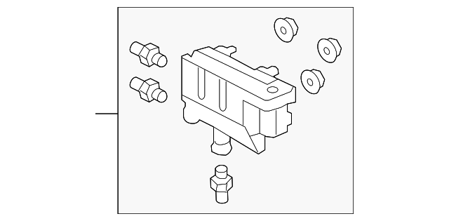 2005-2016 Land Rover Front Air Valve w/ Air Suspension LR3 LR4 Range ...
