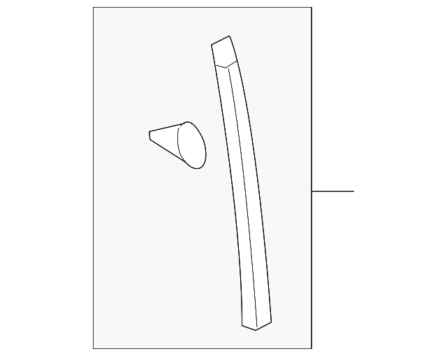 2007-2022 Toyota Center Pillar & Rocker Weatherstrip 67865-0C020 ...