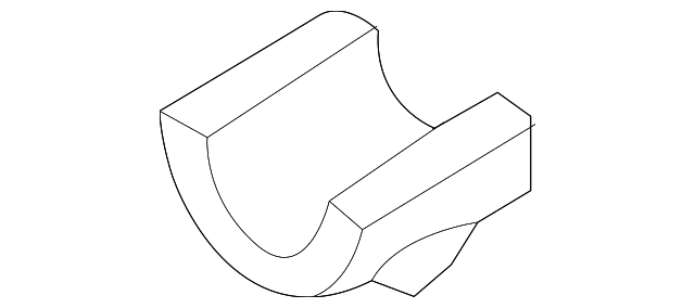 2015-2018 Porsche Macan Stabilizer Bar Bushing 95B-411-035 | OEM Porsche