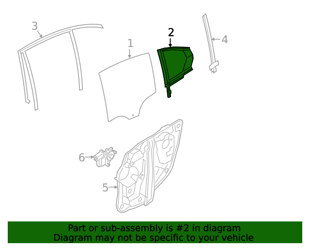 51357425084 - 2019-2021 BMW Fixed Glass (51-35-7-425-084) | BMW of ...