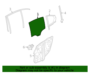 51-35-7-432-234 - Door Glass - 2019-2024 BMW | BMW Parts Exchange