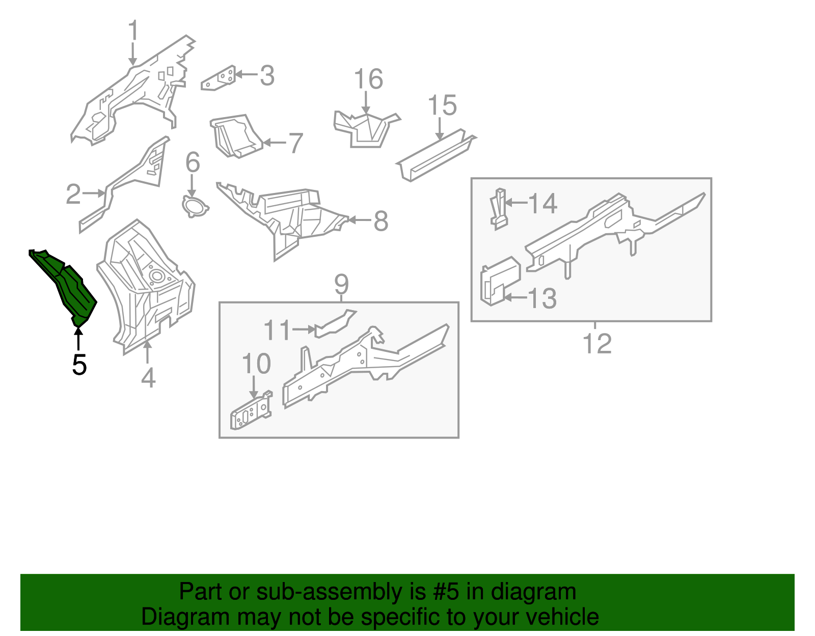 64140-1MA0A - Rear Support 2011-2019 Infiniti | INFINITI Parts ...