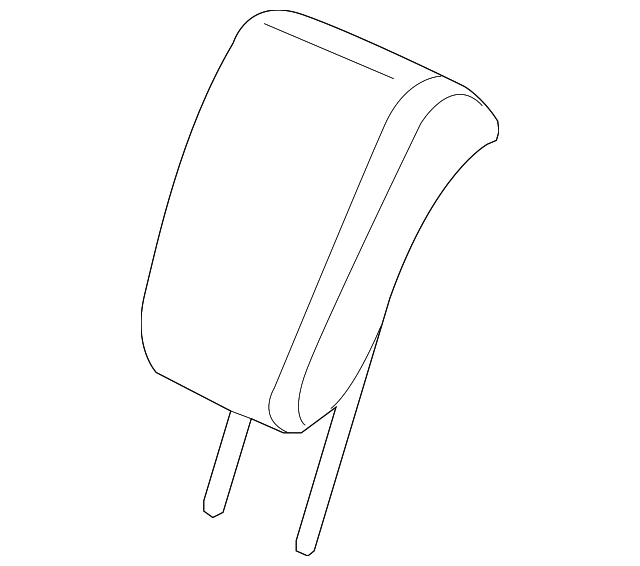 82140-TK8-A42ZC - 2011-2017 Honda Odyssey - Headrest Assembly Rear ...