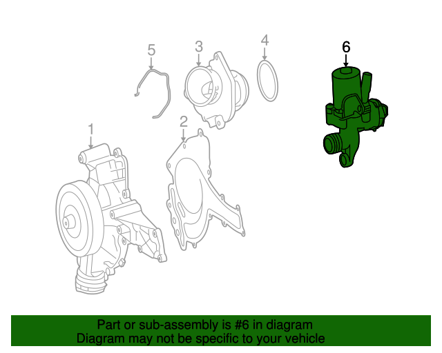 272-200-00-54 - Water Valve 2008-2012 Mercedes-Benz | Mercedes-Benz USA ...