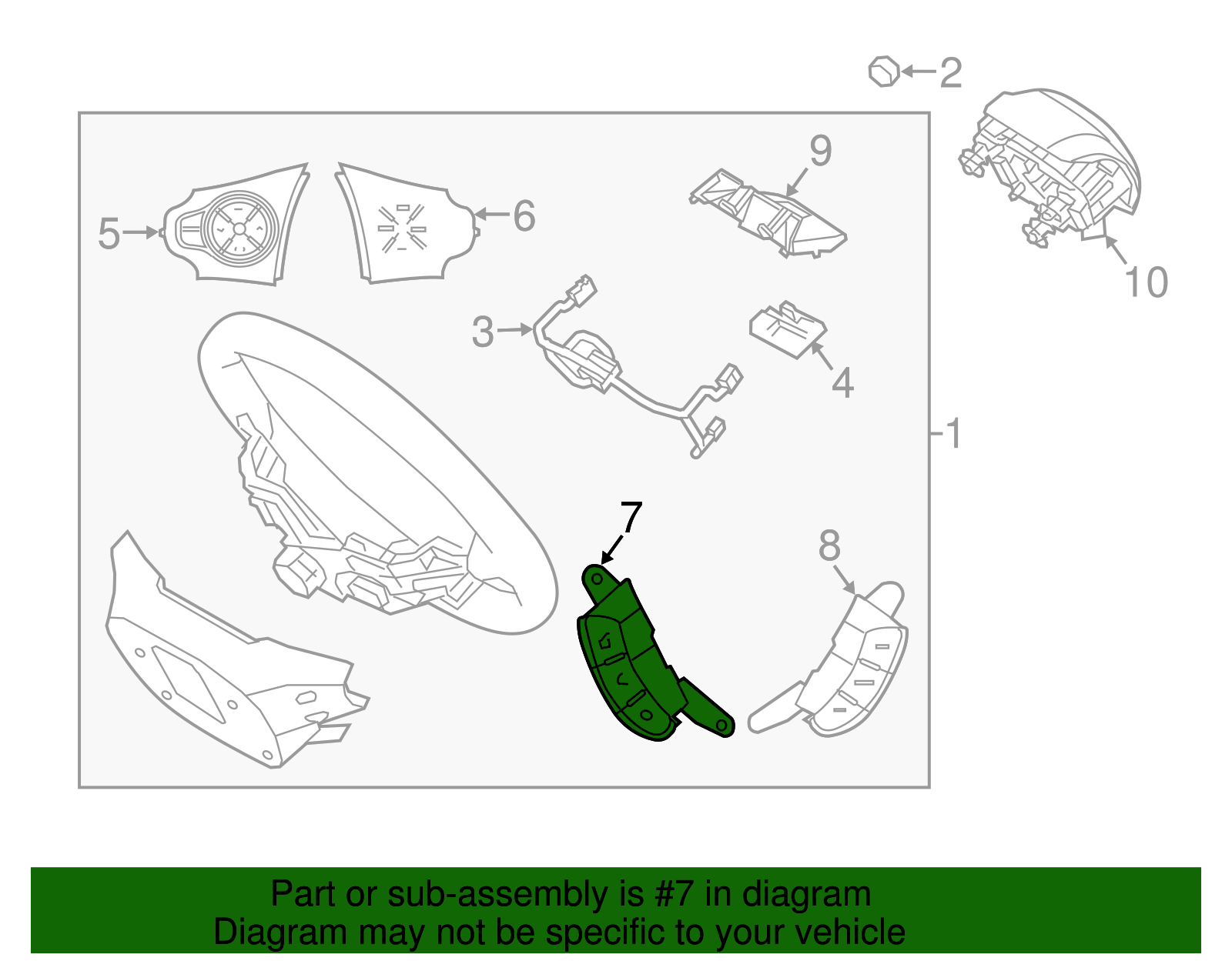 93410-B2001 - Combination Switch 2014-2019 Kia Soul | Kia.Parts Store