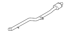 Genuine BMW 18-30-7-646-097 | Muffler & Pipe | FREE Shipping on Most ...