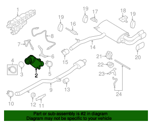 18328603873 - 2011-2016 BMW Catalytic Converter (18-32-8-603-873) | BMW ...