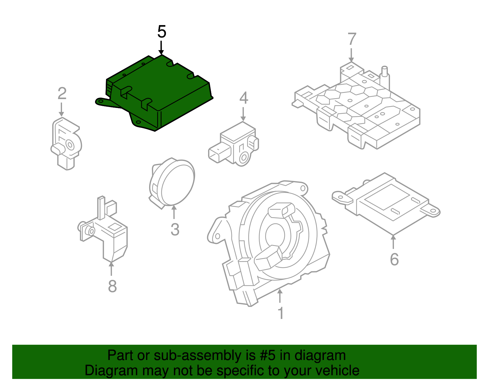 2015-2021 Volkswagen Control Module 5Q0-959-655-J-Z00 | Volkswagen OEM ...