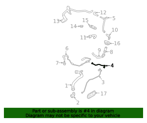 4K0-121-081-CD - Tube 2019-2024 Audi A6 Quattro | Audi OEM Parts