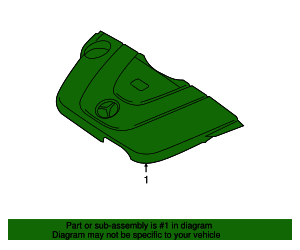 2720101067 - Engine Cover 2005-2013 Mercedes-Benz | AutoNationParts.com