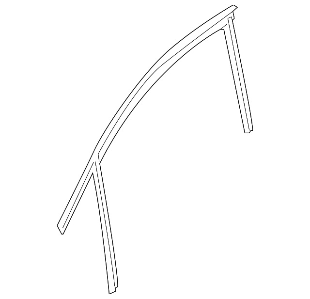 2009-2017 Audi Run Channel 8R0-837-439-H | OEM Parts Online