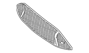 2013-2014 Ford Focus Bumper Grille CM5Z-8200-BA | TascaParts.com