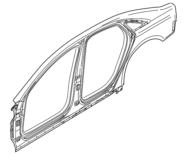Audi OEM Uniside Panel Part# 4H0-809-603-E | OEM Vehicle Parts