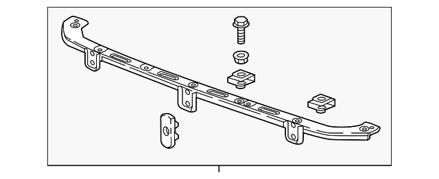 84122562 - Front Bumper Fascia Center Support 2017-2019 GMC Acadia ...