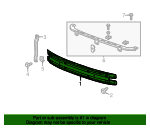 2019-2025 GM Front Bumper Impact Bar 84464976 GM | GMPartsDirect.com