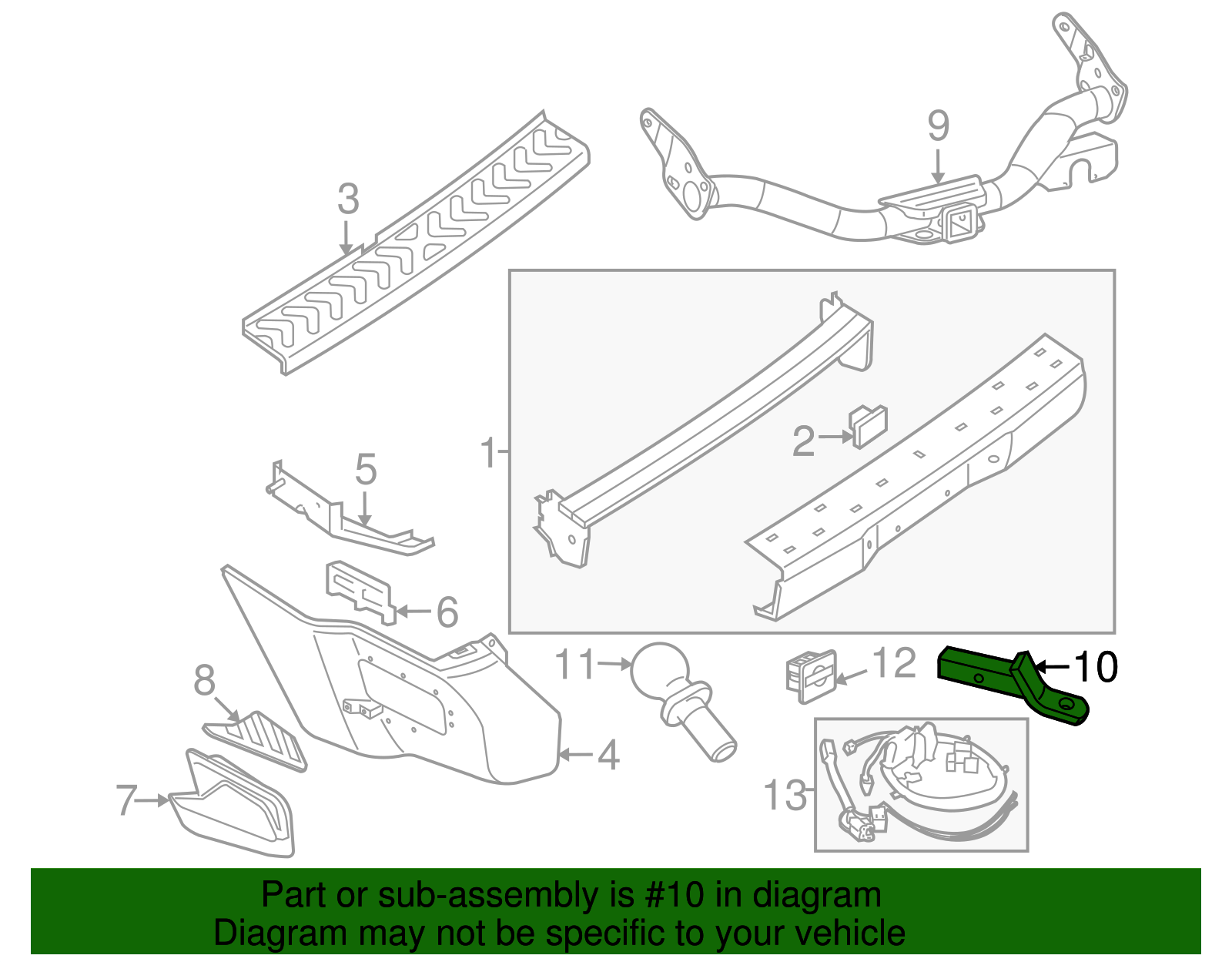 2005-2015 Nissan Xterra Hitch, Class Iii Ball Mount, 1\\" Drop 999T5 ...