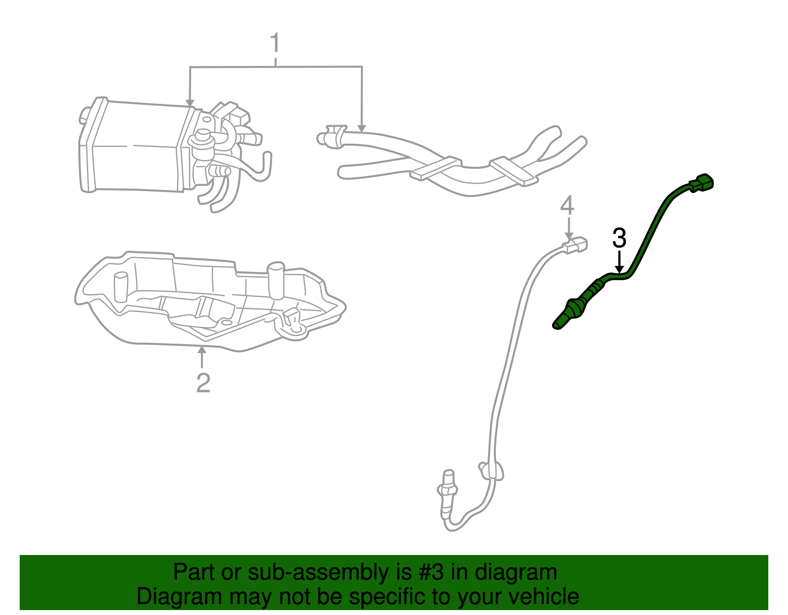 2001-2003 Toyota RAV4 Oxygen Sensor 89467-42010 | OEM Parts Online